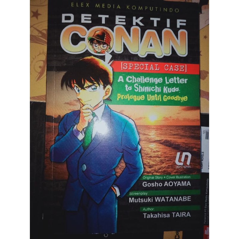 Jual Light Novel Detektif Conan - A Challenge Letter to Shinichi Kudo (KOLEKSI PRIBADI/PRELOVED ...