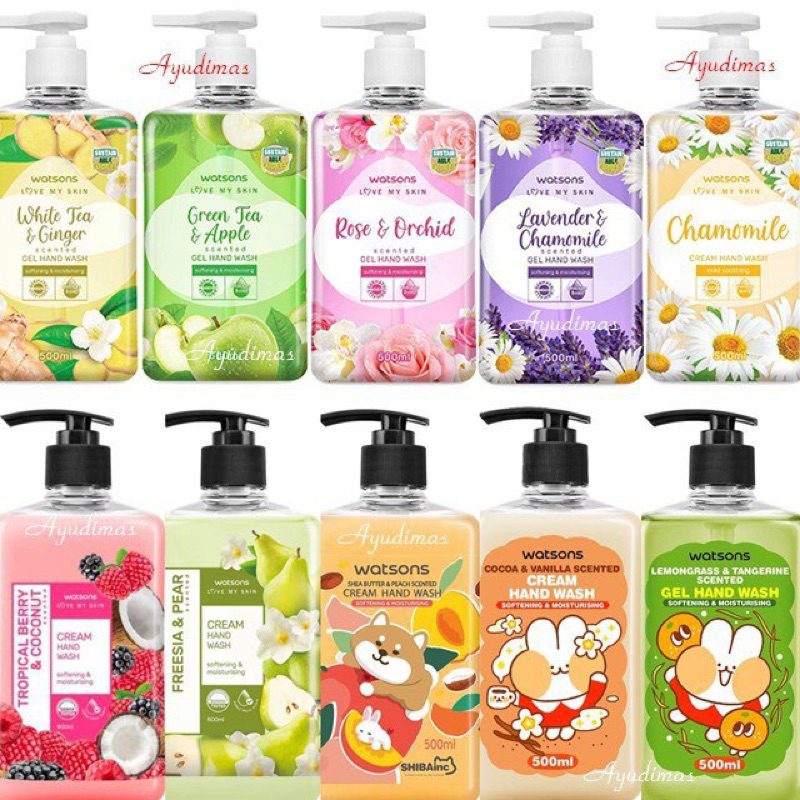 Jual WATSONS HAND WASH 500ML | Shopee Indonesia
