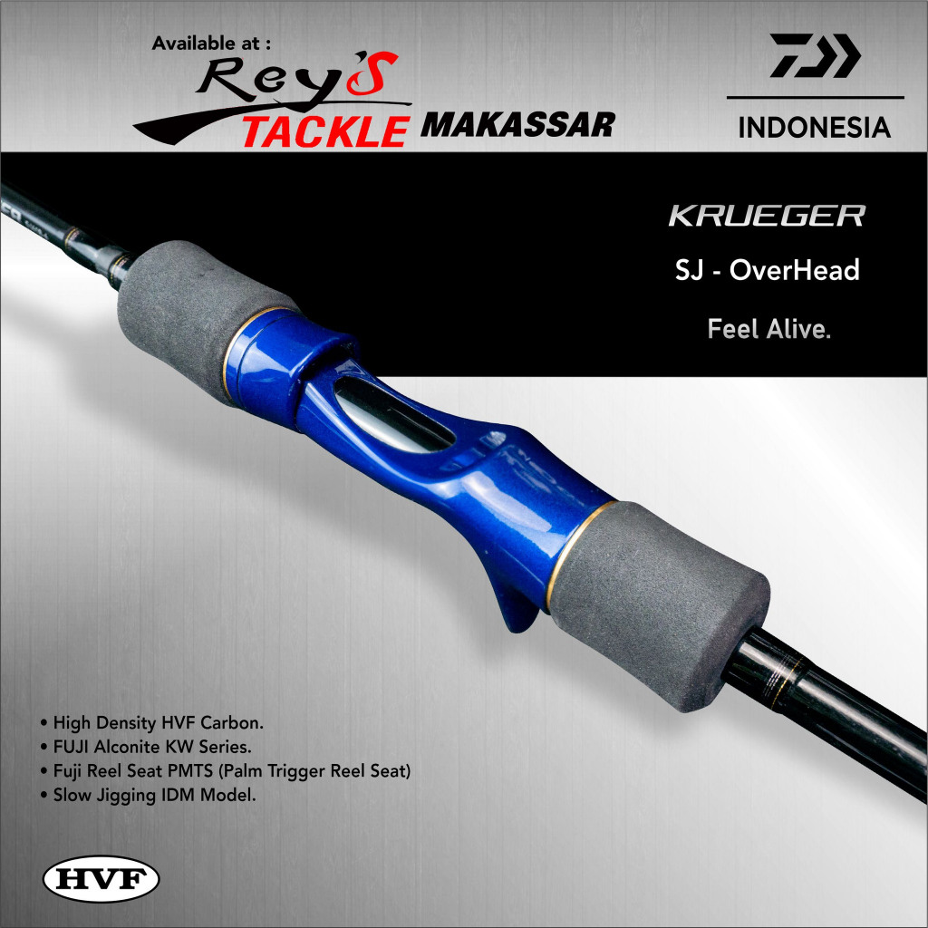 Jual DAIWA KRUEGER SJ OVERHEAD / ROD JIGGING DAIWA KRUEGER | Shopee Indonesia