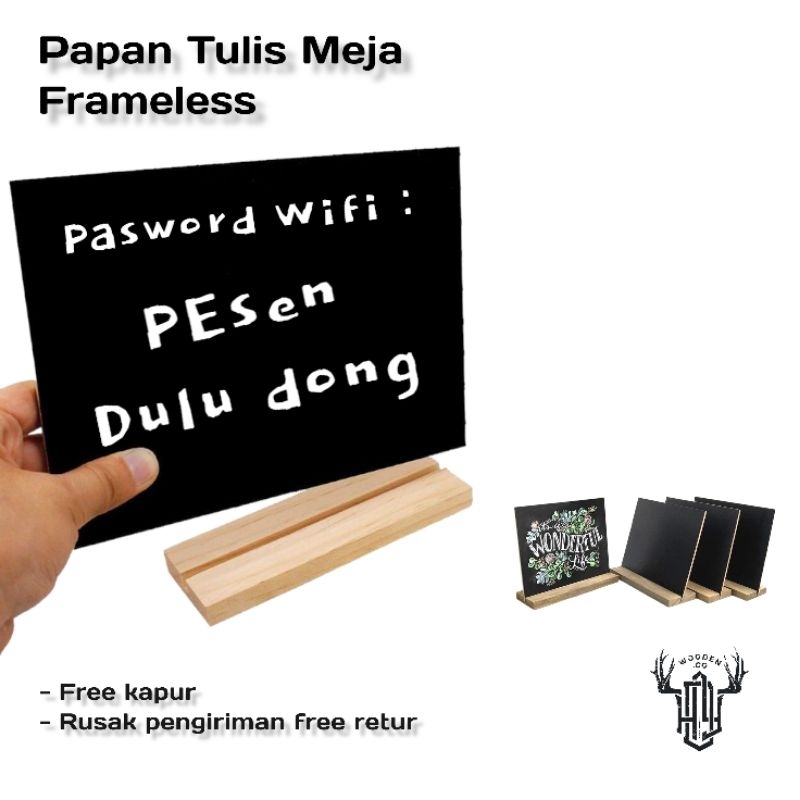 Jual Papan Tulis Menu Cafe / Stand menu coffe shop / Papan tulis ...
