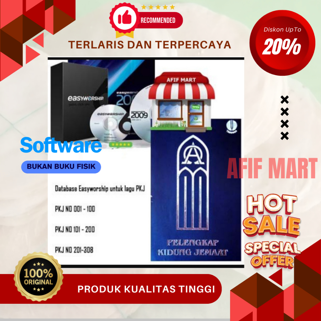 Jual Database Easyworship PKJ Pelengkap Kidung Jemaat Multimedia Gereja ...