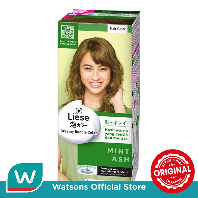 Jual Liese Hair Color Creamy Bubble Color Mint Ash | Shopee Indonesia