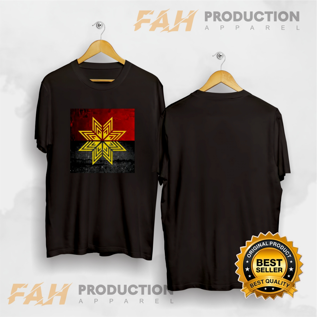 Jual kaos baju logo bendera bala dewa 19 republik cinta warna hitam ...