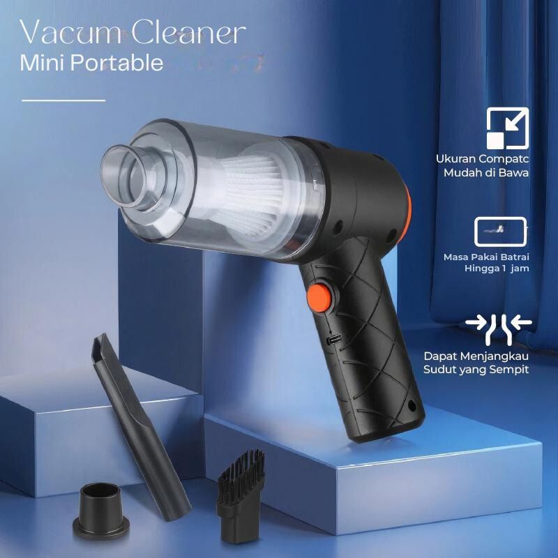Jual ALAT VACUM CLEANER/ PENYEDOT DEBU WIRELESS PORTABLE MINI VAKUUM ...
