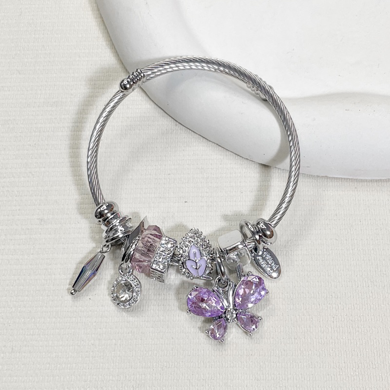 Jual Premium Gelang Pandora Charms Bracelet Serut Titanium Asli Wanita ...