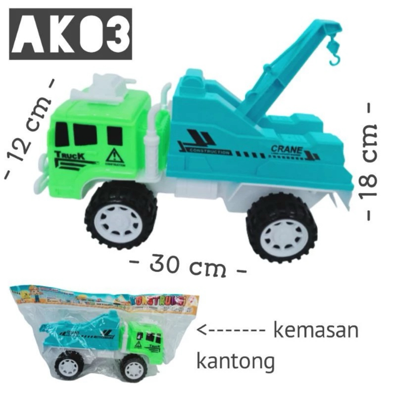 Jual AK 03 - MAINAN MOBIL TRUK DEREK TRUCK CRANE AK03 | Shopee Indonesia