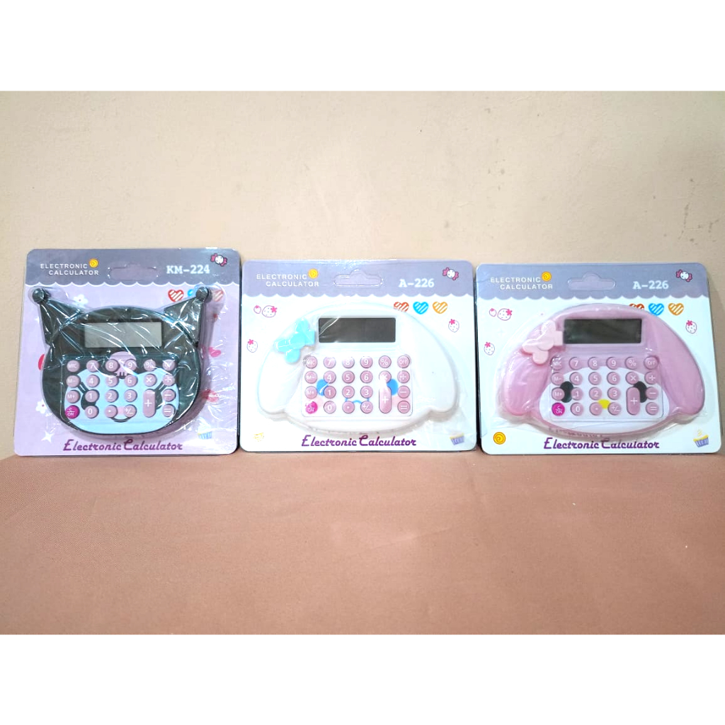 Jual KALKULATOR SANRIO EDITION KALKULATOR KARAKTER MELODY KUROMI ...