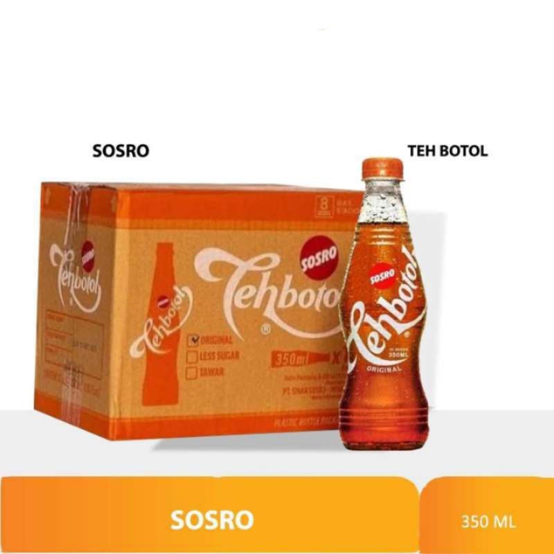 Jual Teh botol sosro teh melati original 350 ml / 1 Dus isi 12 pcs | Shopee Indonesia