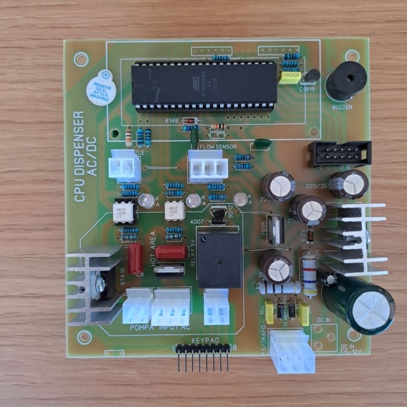 Jual Sparepart Pom Mini Modul CPU ACDC IC Program Atmega 16A/32A Untuk ...