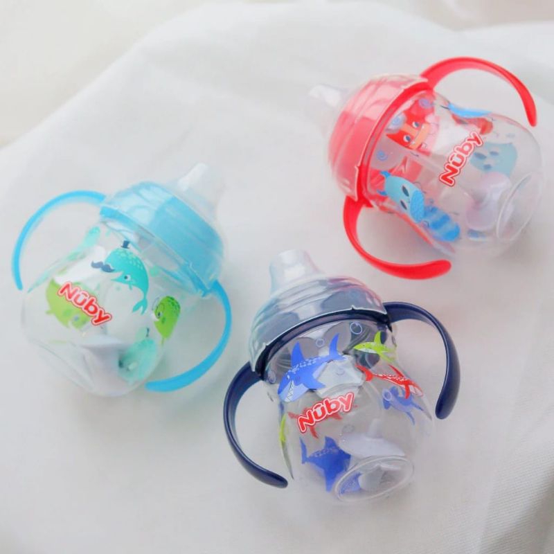Jual Nuby 360° Grip N Sip Tritan Training Cup with Spout - Gelas Minum Anak dengan Sedotan Sippy ...