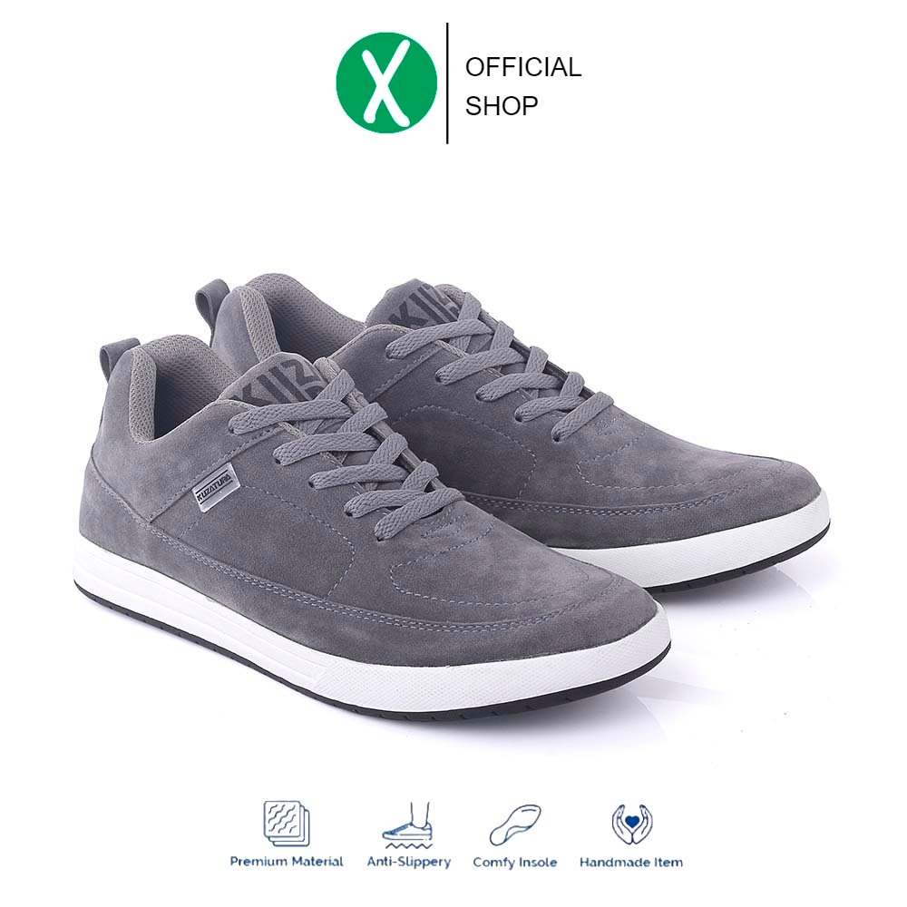 Jual ORI Sepatu Sneakers Pria Casual Man Shoes Sporty Suede Sneker ...
