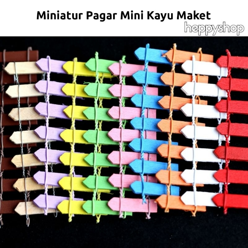 Jual Miniatur Pagar Mini Kayu Maket | Shopee Indonesia