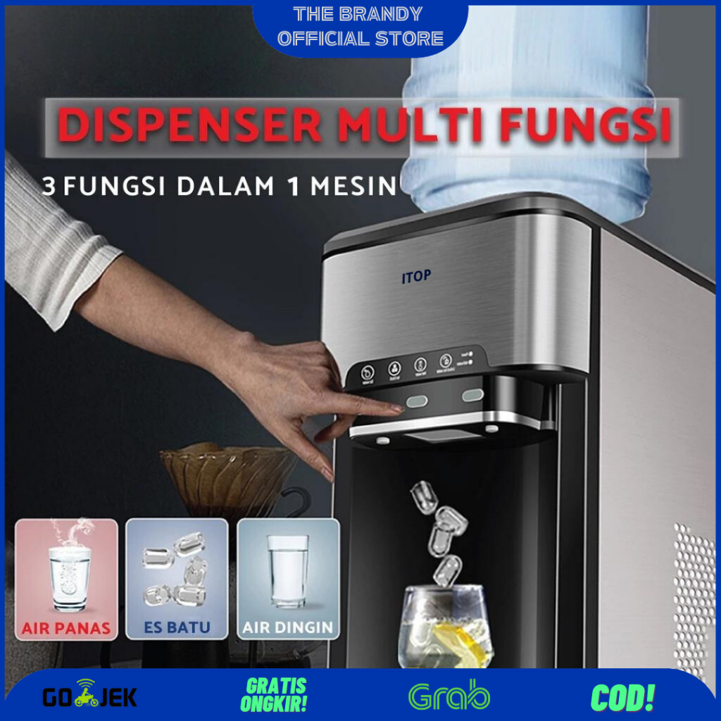 Jual ITOP Dispenser Mesin Es Multifungsi 3 in 1 Air Panas Air Dingin Es ...