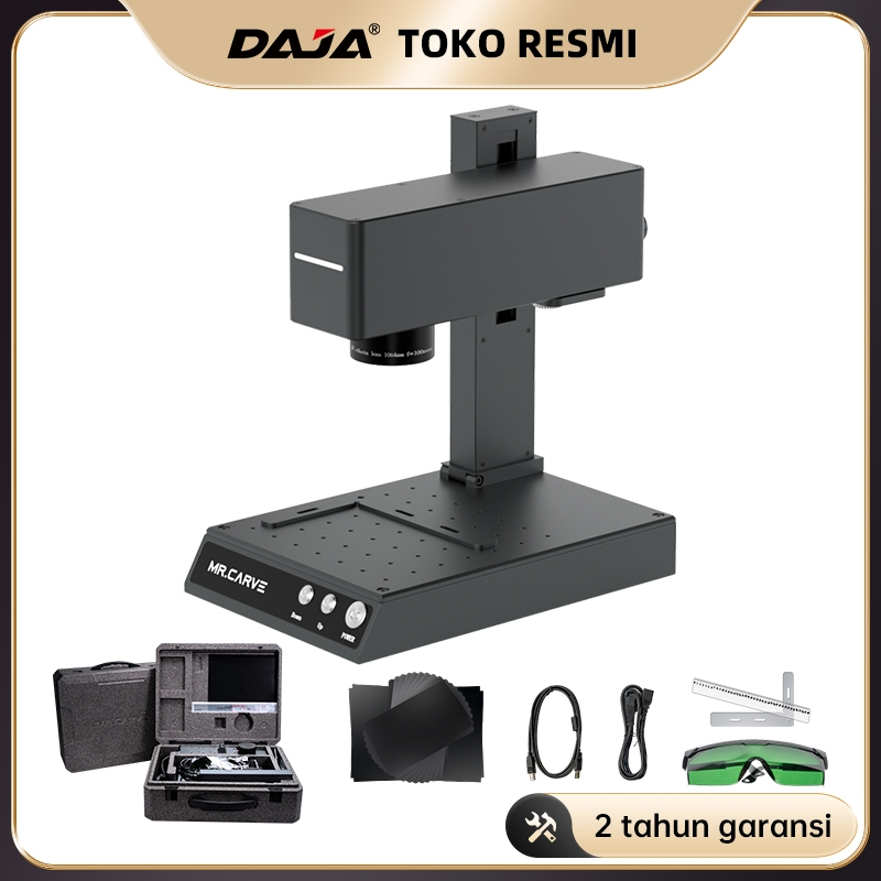 Jual Mesin ukiran laser DAJA M4 mesin penandaan laser serat ganda cocok ...