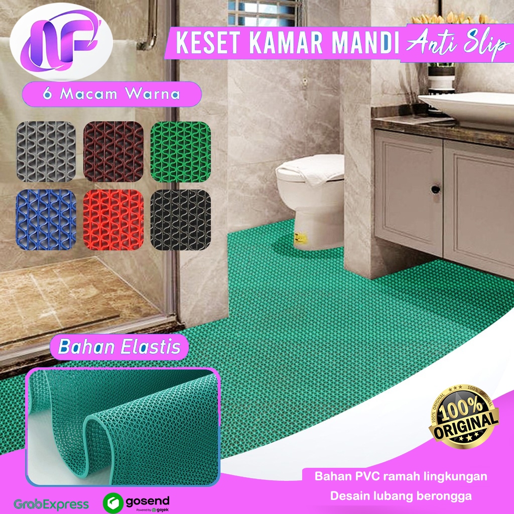 Jual arpet Anti Slip Kamar Mandi Besar Ukuran 50cm x 120cm Jumbo Keset ...
