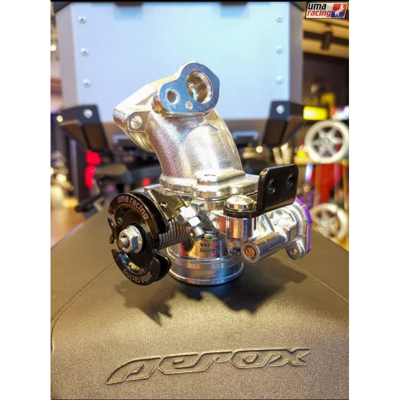 Jual Throttle Body Kit UMA RACING TB Uma Yamaha Nmax 155 Aerox 150 Aerox 155 new Model Downdraft ...