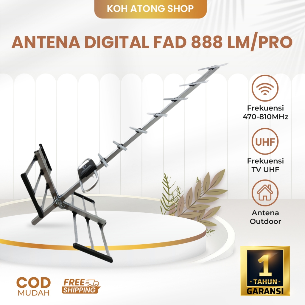Jual Antena TV Digital Analog Support STB Type FAD-888LM/Pro | Antena ...