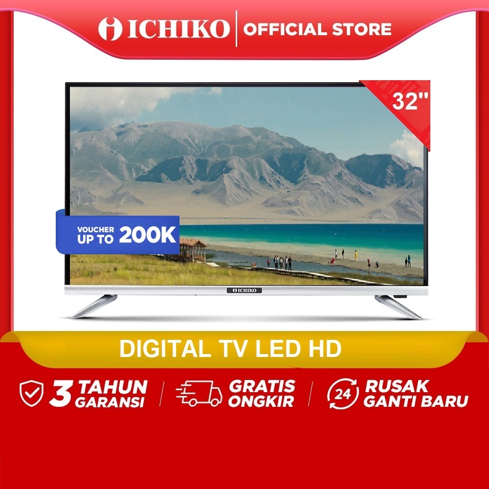 Jual ICHIKO Smart TV / Digital TV 32 Inch LED TV Android 12-HD-Wifi ...