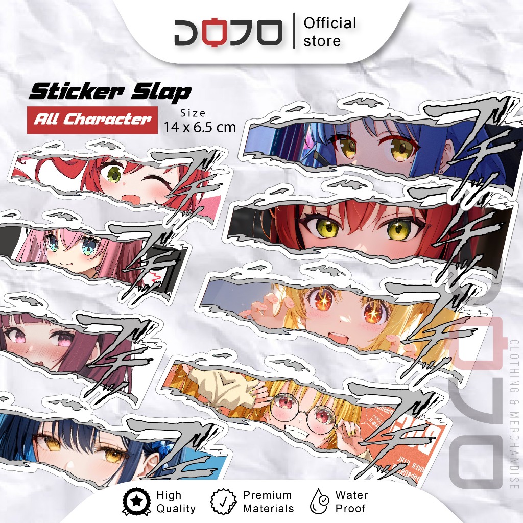 Jual Sticker VINYL Bocchi The Rock motor mobil notebook binder laptop ...