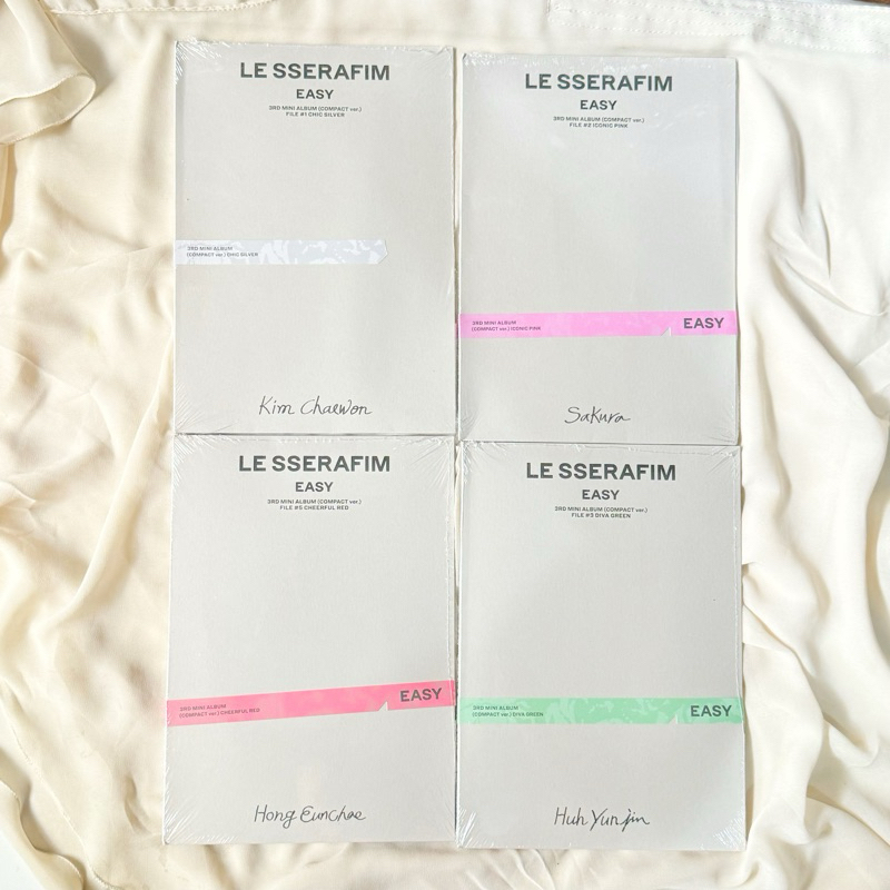 Jual ALBUM LE SSERAFIM EASY DIGIPACK SEALED EUNCHAE YUNJIN CHAEWON ...
