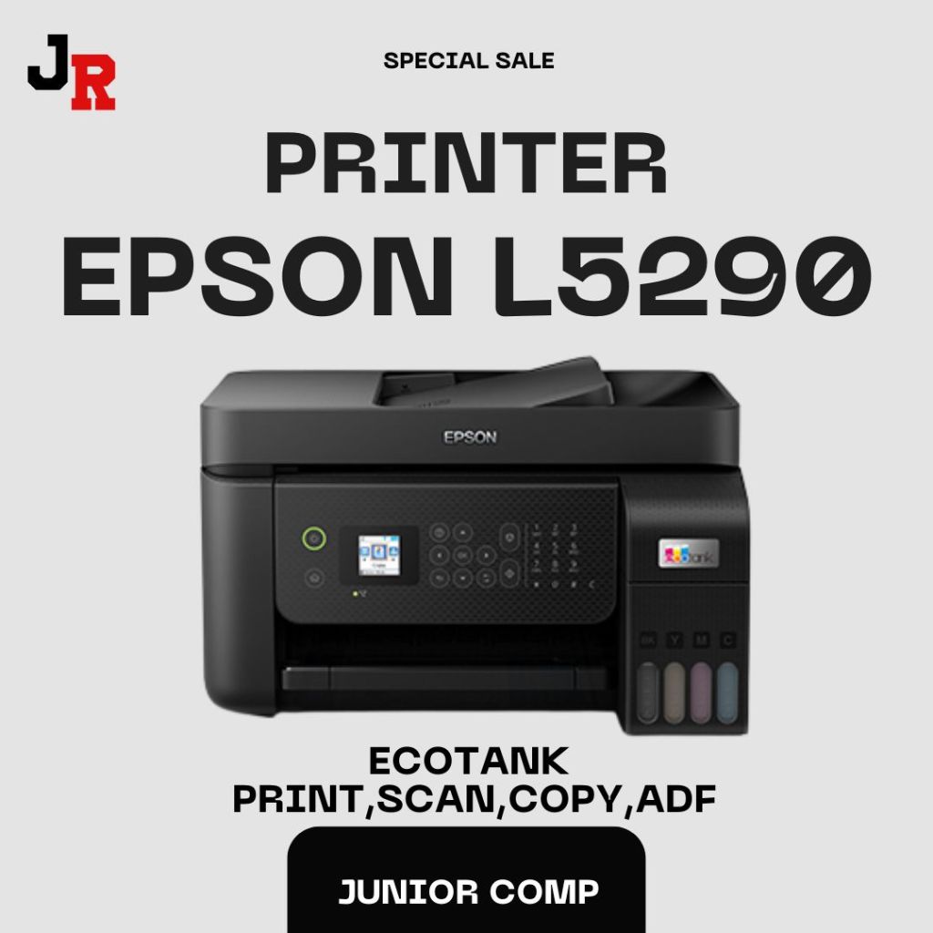 Jual PRINTER EPSON EcoTank L5290/L 5290 Print Scan Copy ADF WiFi FAX F4 ...