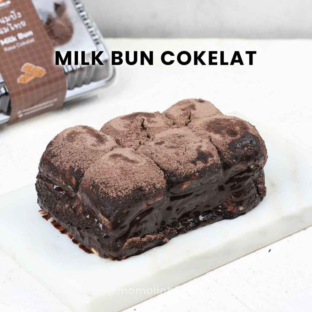 Jual Momolin Bakery Thai Milk Bun Rasa Original, Coklat, Milk Butter ...