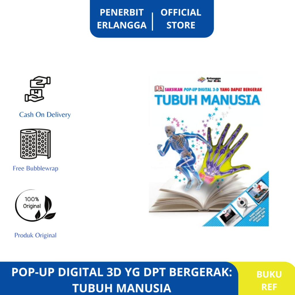 Jual [Erlangga Official] Buku Referensi Anak: Pop-Up Digital 3D yang ...