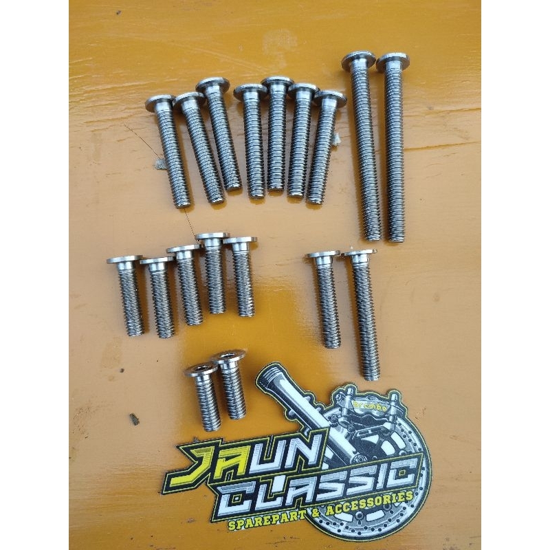 Jual baut L mesin rx king slim minimalis stainless / baut kalter rx king rx k s slim minimalis ...