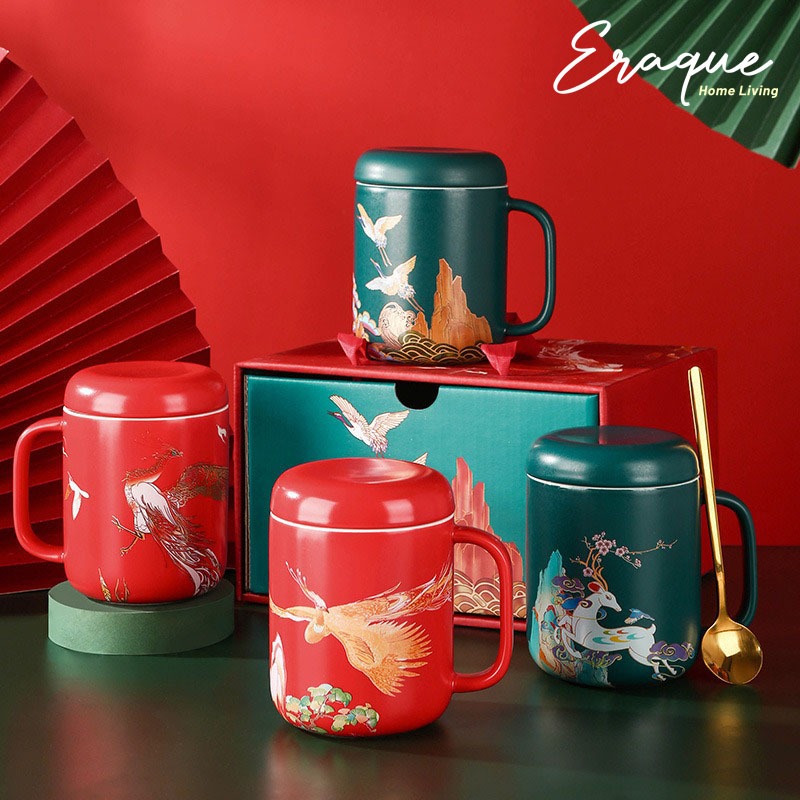 Jual Rakki Mug Gift Set / Gelas Cangkir Cup Keramik Jepang Cina ...