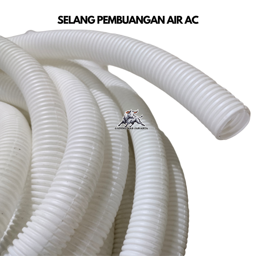 Jual 10 Meter Selang Ac Putih Figo 5/8" Inch Selang Fleksibel ...