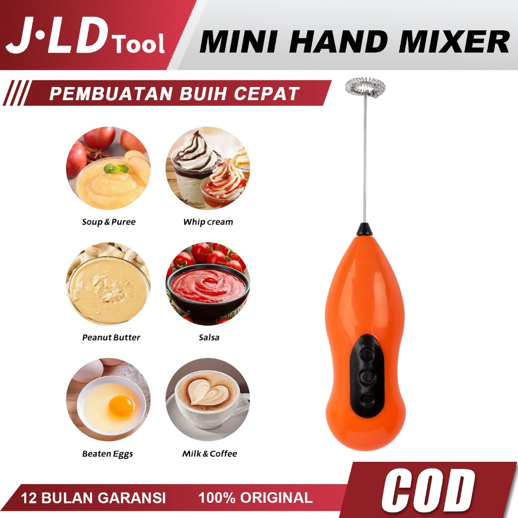 Jual JLD Hand Blender Mixer Susu Kopi Milk Frother Hand Mixer Mini ...