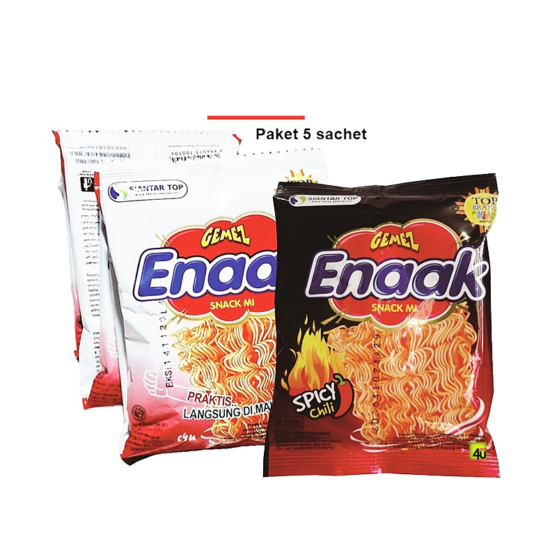 Jual Gemez Enaak Snack Mie - Kemasan Mini Paket 5 pcs | Shopee Indonesia