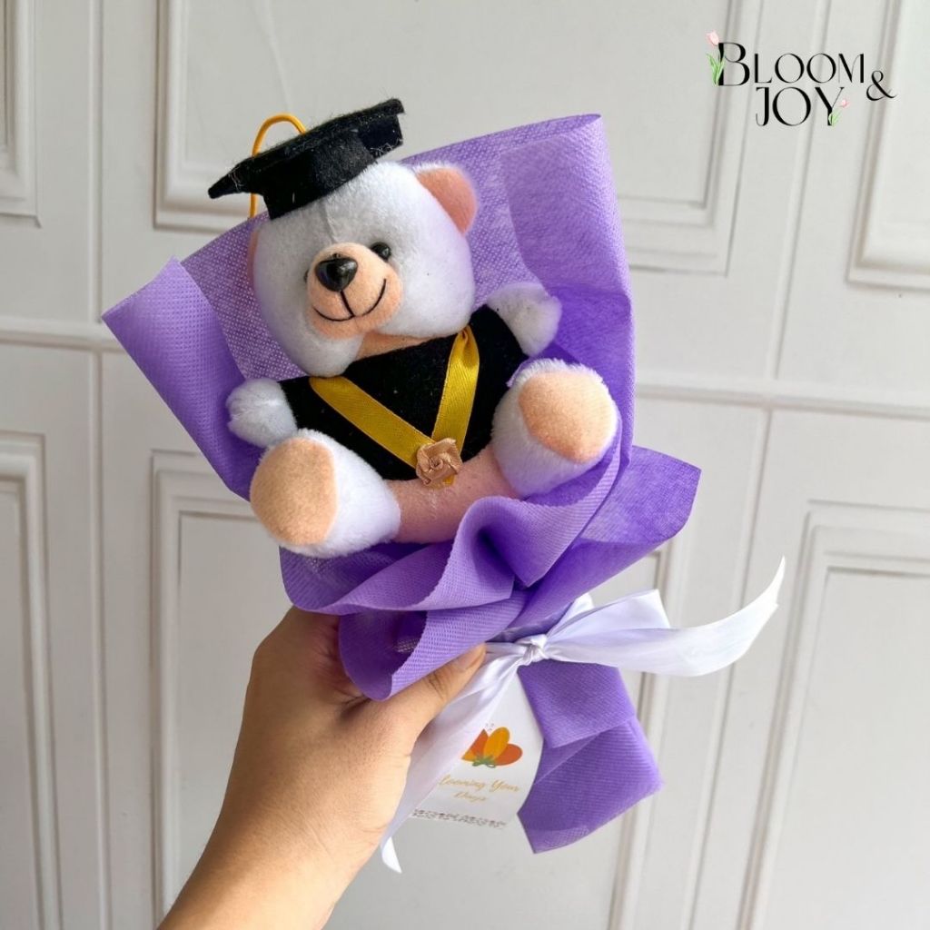 Jual Buket Boneka Wisuda free kartu ucapan ready stok kado wisuda kado ...