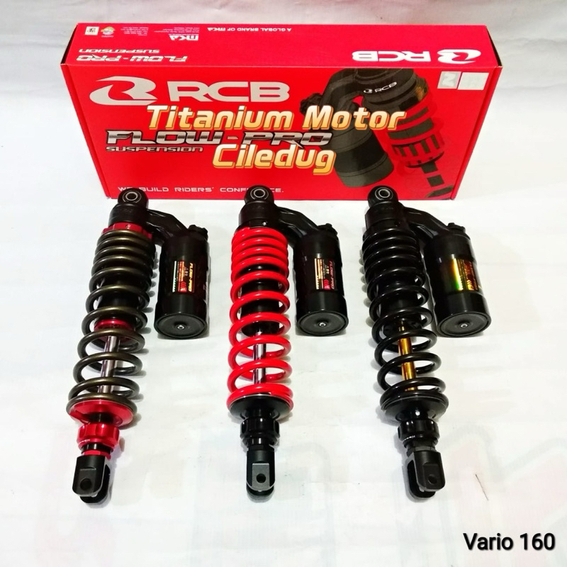 Jual SHOCK TABUNG RCB FLOW PRO 340MM VARIO 160 ABS / VARIO 160 CBS ...
