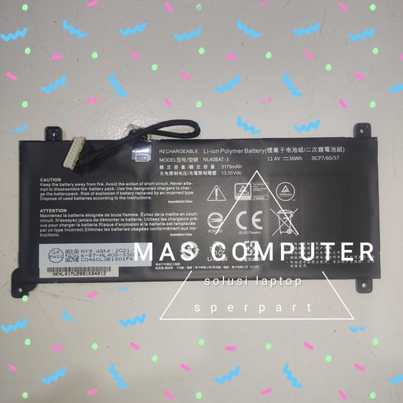 Jual Baterai Axioo Mybook Pro K5 NBAX21F | Shopee Indonesia