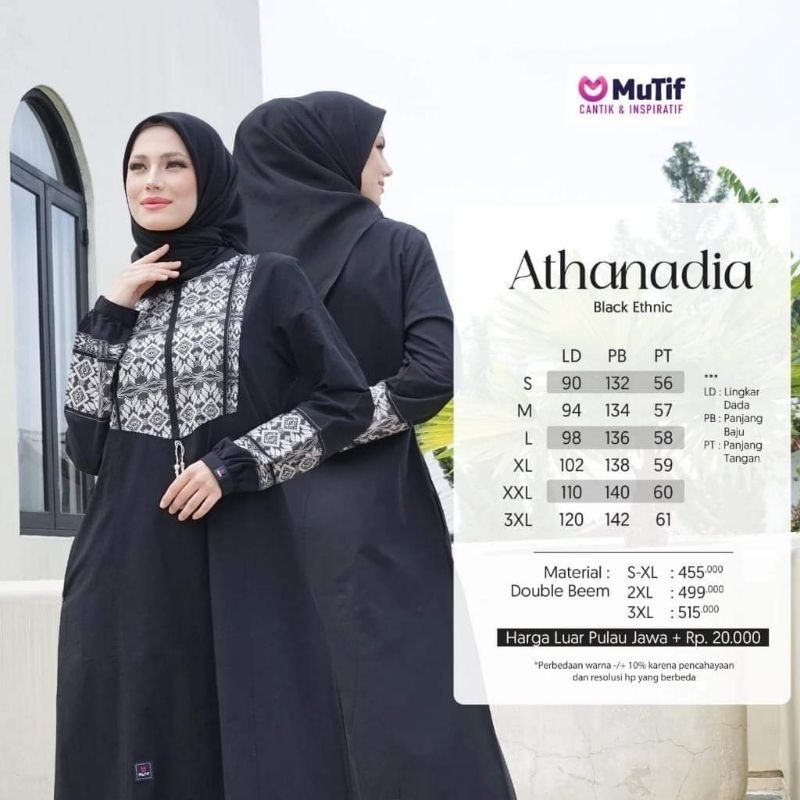Jual Mutif | gamis athanadia | koko athan | gamis hitam | koko hitam ...