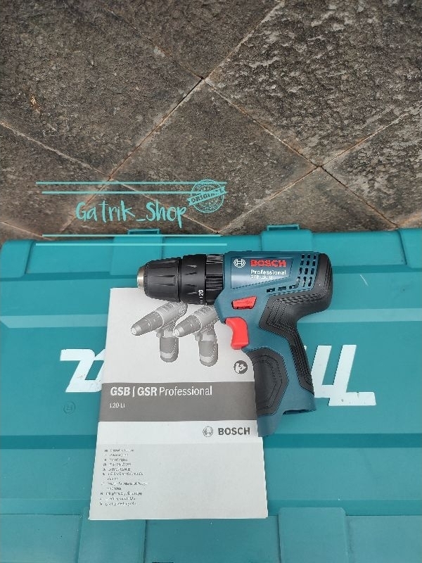 Jual Bosch GSB 120 Li Bor baterai Bosch 12v Hammer drill Cordless / Bor ...
