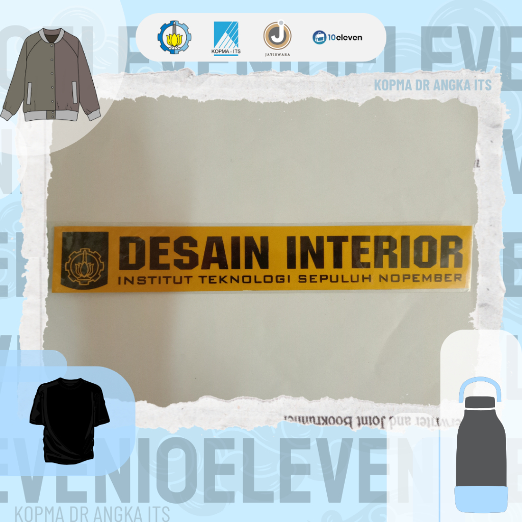 Jual [MERCHANDISE ITS] STIKER SCOTLITE EMAS PANJANG - JURUSAN ITS ...