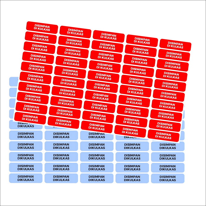Jual Stiker Label Disimpan Di Kulkas | Stiker Label Penanda Botol Obat ...
