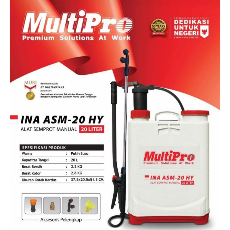 Jual Multipro Semprot Hama manual 20 liter - ASM-20HY sprayer hama pupuk kebun pertanian ...