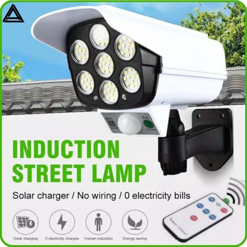 Jual BELLA = LAMPU JALAN TAMAN SOLAR KAMERA LED MODEL CCTV 77 WITH ...
