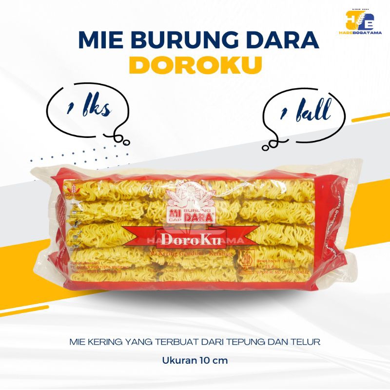 Jual Mie Doroku / Mie Burung Dara Doroku (BALL) isi 9 pack | Shopee ...