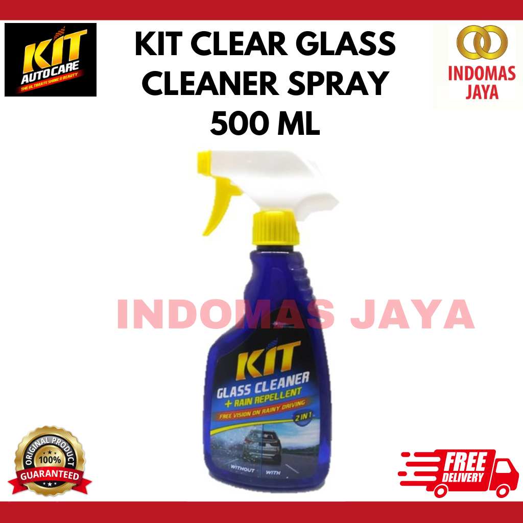 Jual Kit Clear Glass Cleaner Spray 500 ml | Shopee Indonesia