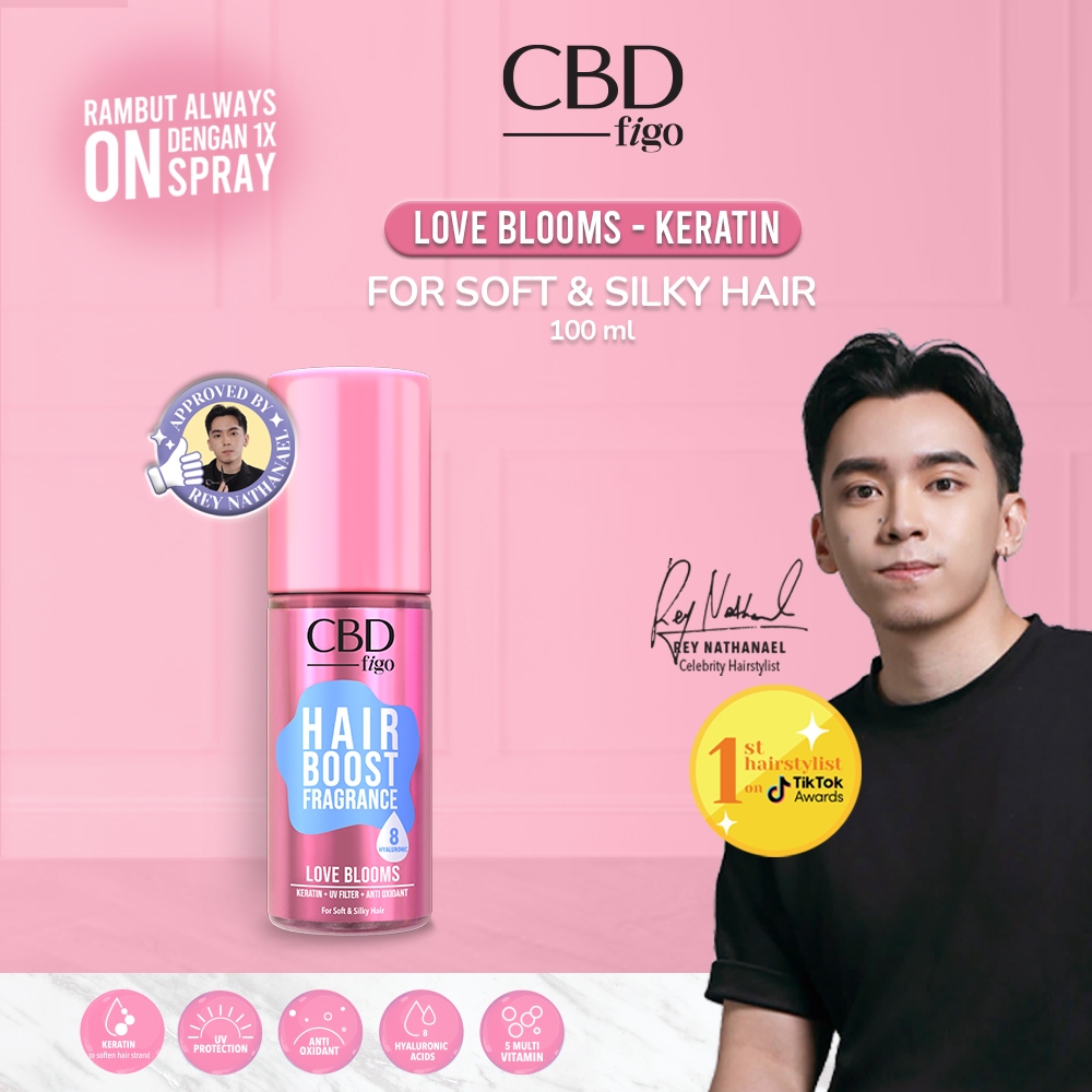 Jual CBD Figo Hair Boost Fragrance - Love Blooms 100ml | Shopee Indonesia