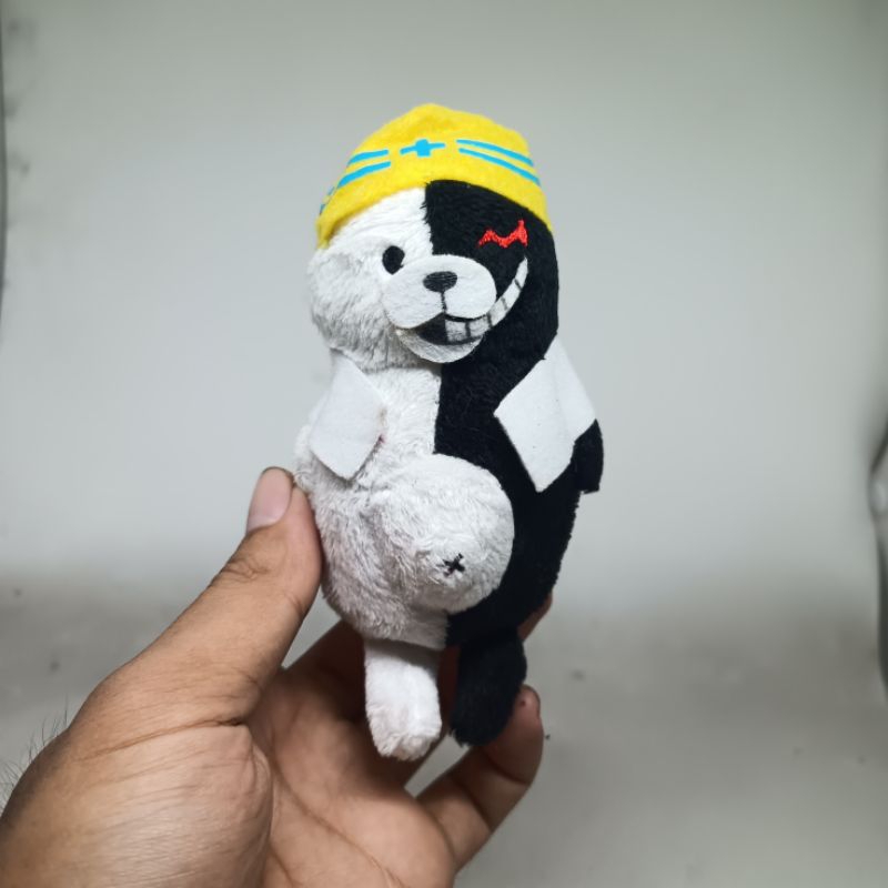Jual Boneka Super Danganronpa Monokuma Helmet Furyu Strap Mascot Plush ...