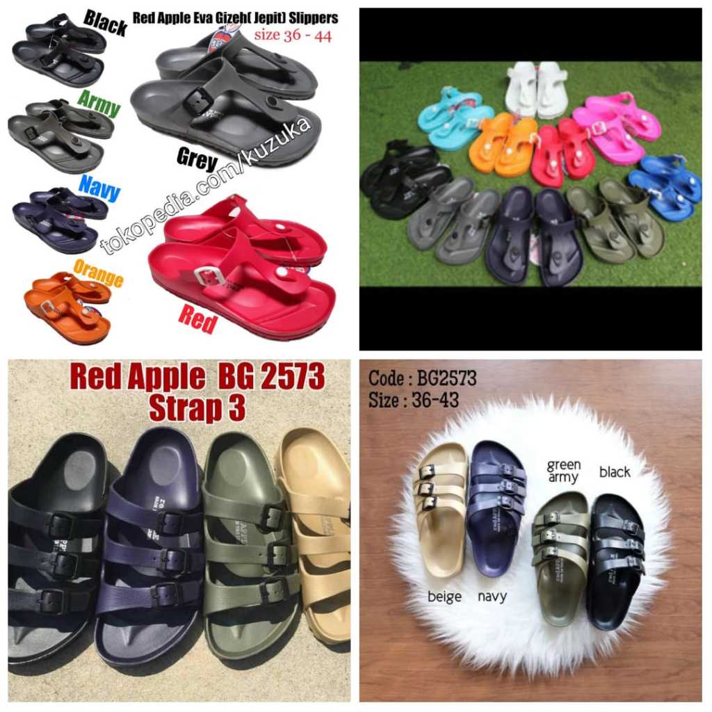 Jual SALE‼️ Sendal Red Apple/Maltini Original Bangkok Thailand Sandal ...