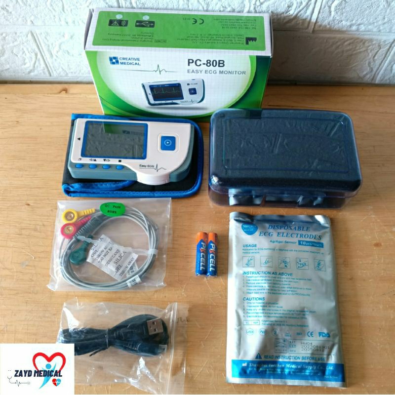 Jual EASY ECG MONITOR PC-80B/ ECG PORTABLE EASY MONITOR | Shopee Indonesia