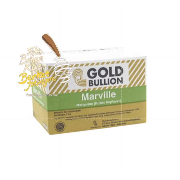 Jual GOLD BULLION MARVILLE BUTTER REPLACER 15 KG / MARGARINE PENGGANTI ...