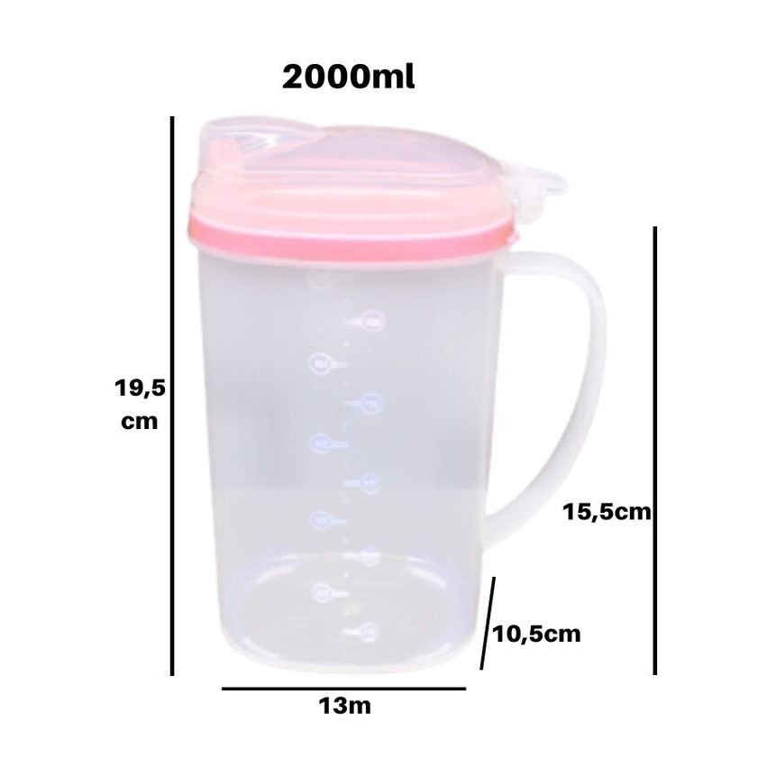 Jual NEW BOTOL MINYAK 2 LITER / BOTOL MINYAK ANTI RUMPAH / WADAH MINYAK ...