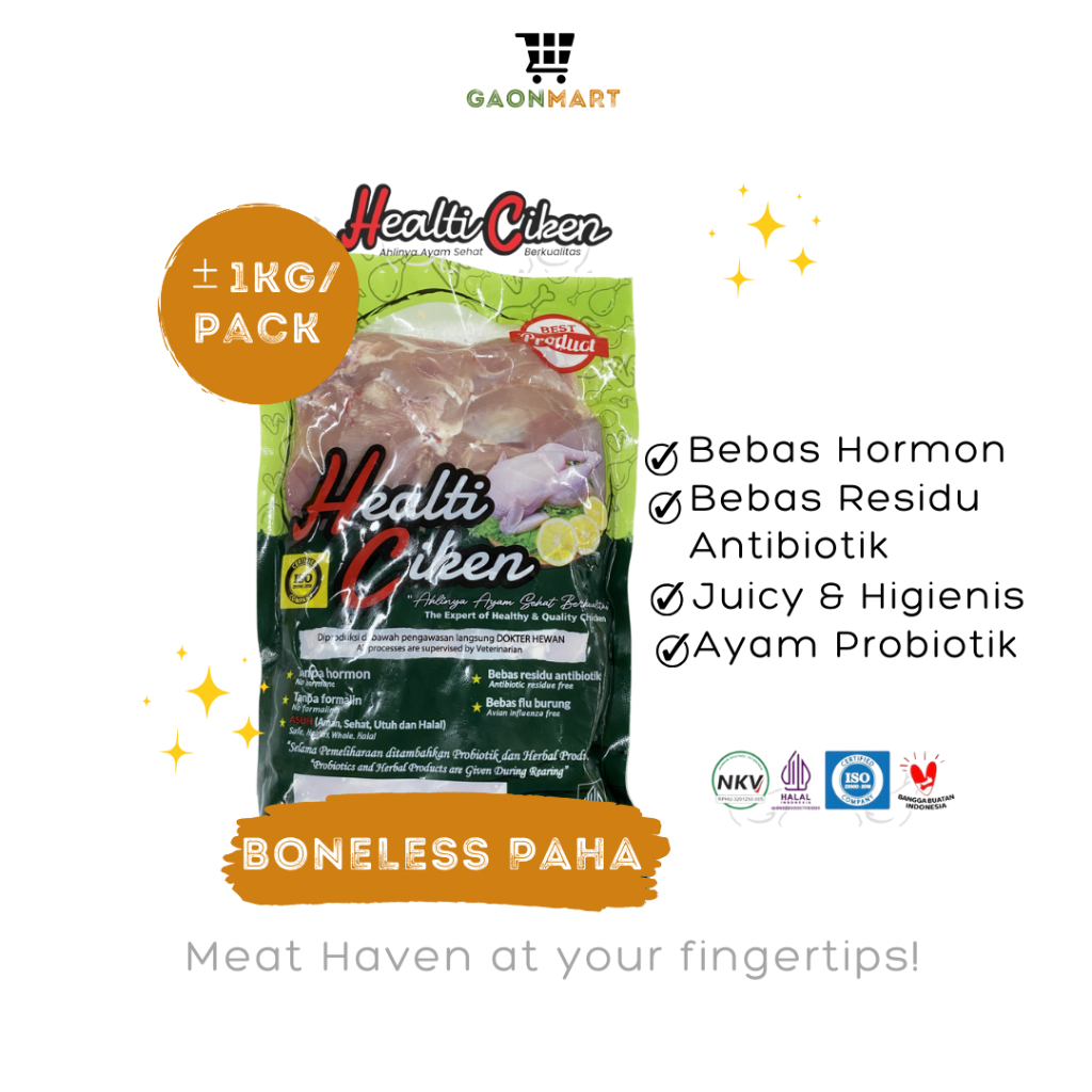 Jual HEALTI CIKEN HEALTHY CHICKEN AYAM SEHAT PROBIOTIK - BONELESS PAHA ...